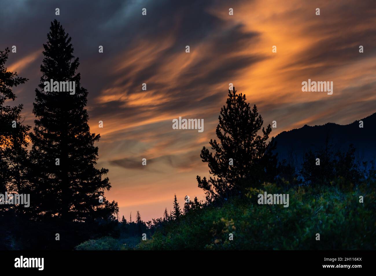 Colorado early morning sunrise Stock Photo - Alamy
