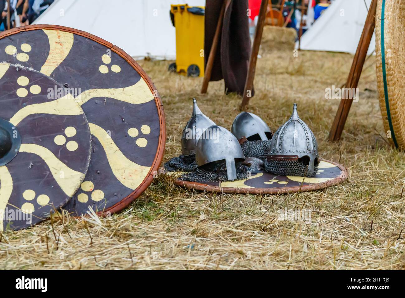 Shield camp hi-res stock photography and images - Alamy