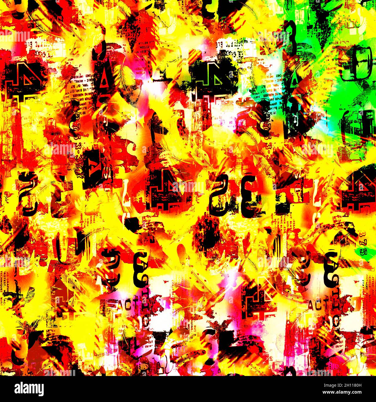 colorful textile print patterns, pillow designs Stock Photo - Alamy