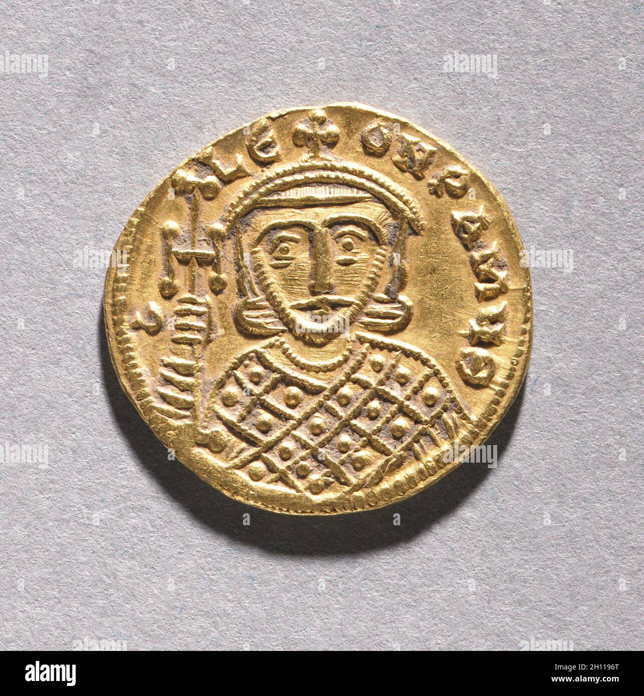 Solidus with Leo IV the Khazar and His Father Constantine V Copronymus ...