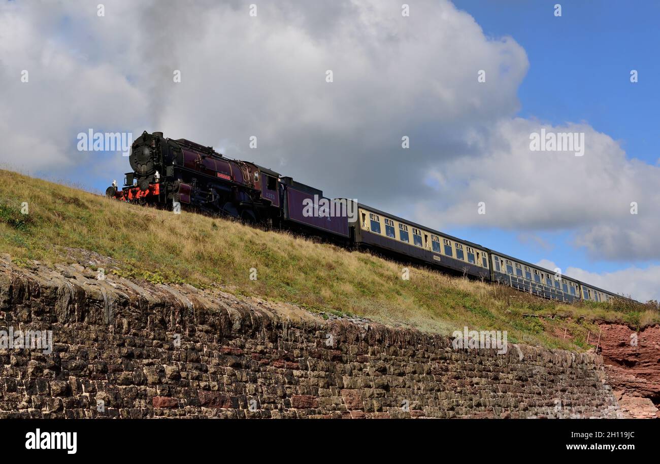 USATC Class S160 2-8-0 locomotive No 2253 Omaha passing Goodrington on ...