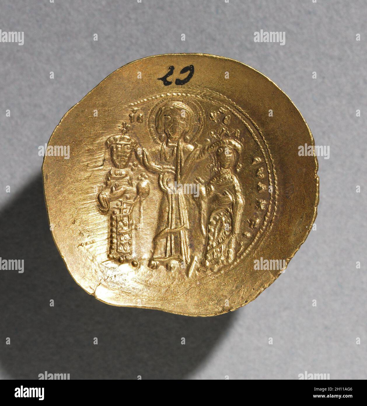 Nomisma with Eudocia and Romanus IV Diogenes (obverse), 1068-1071 ...