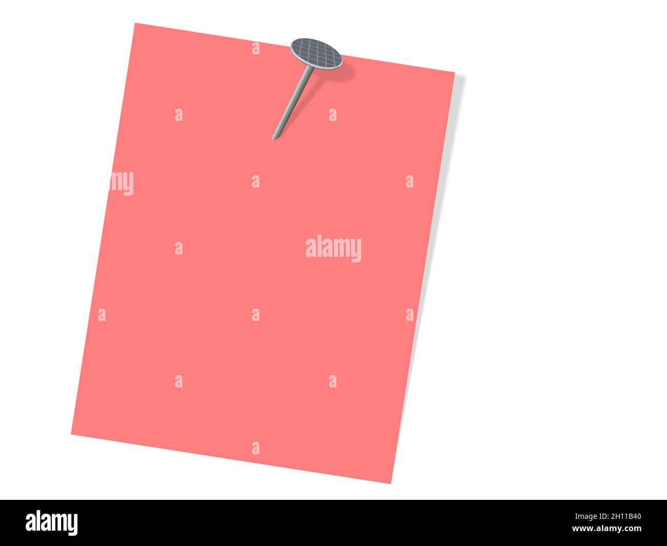 Blank sticky note against white background, 3d illustration Stock Photo ...