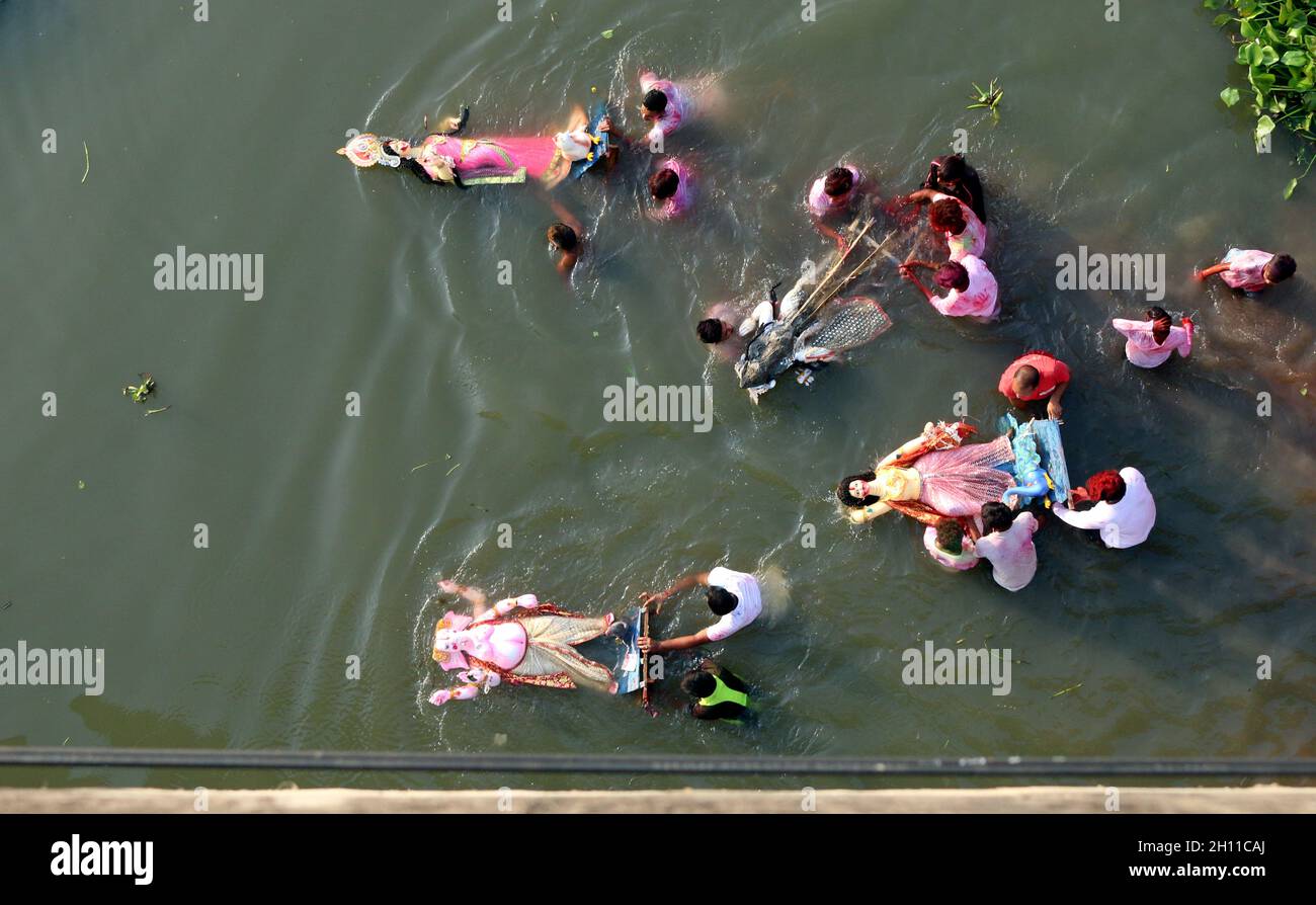 OCTOBER 15,2021,DHAKA,BANGLADESH- The five-day Durga Puja, the biggest ...