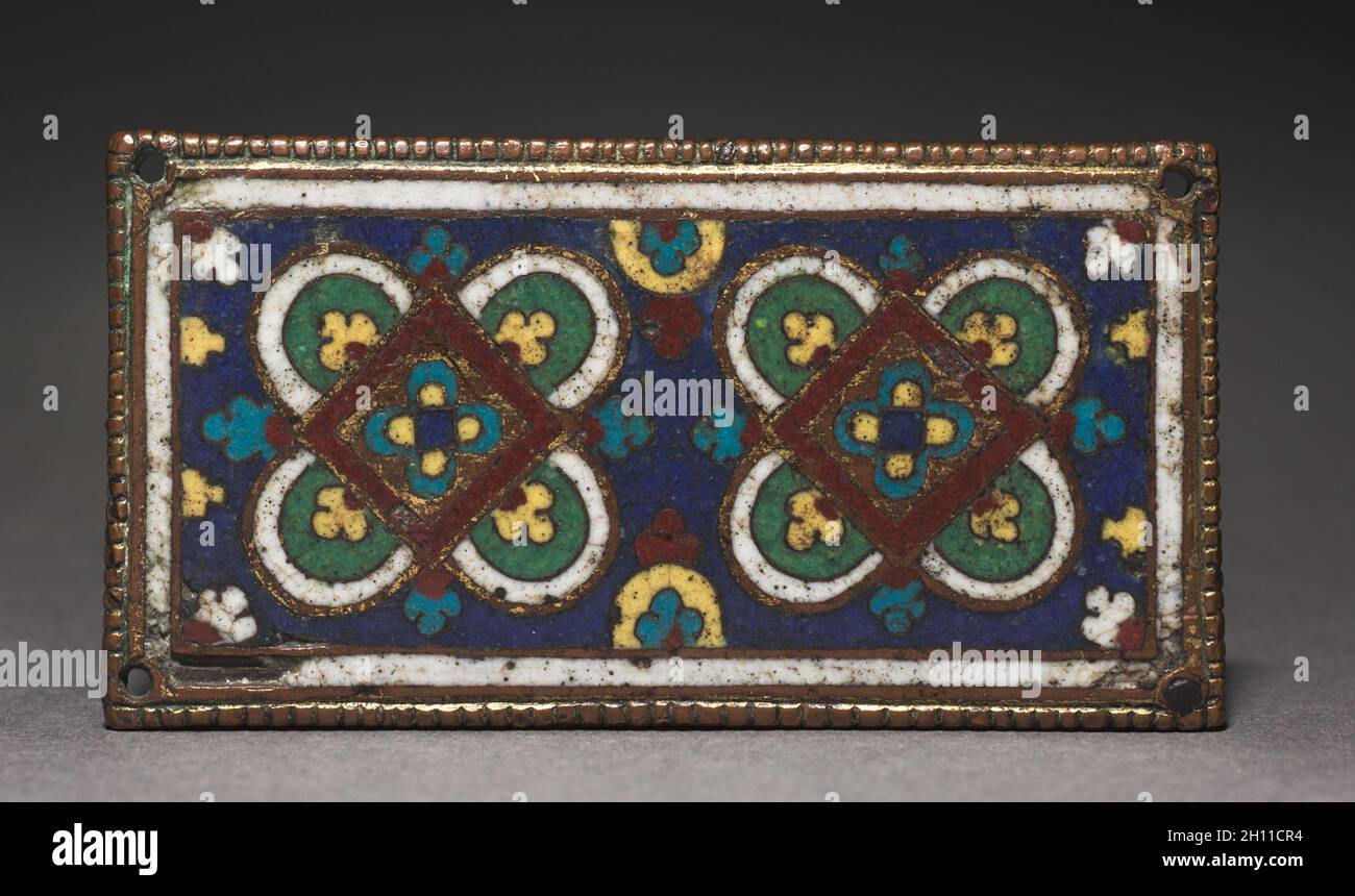 Plaque, probably from a Reliquary Shrine, 1225-1250. Germany, Aachen ...