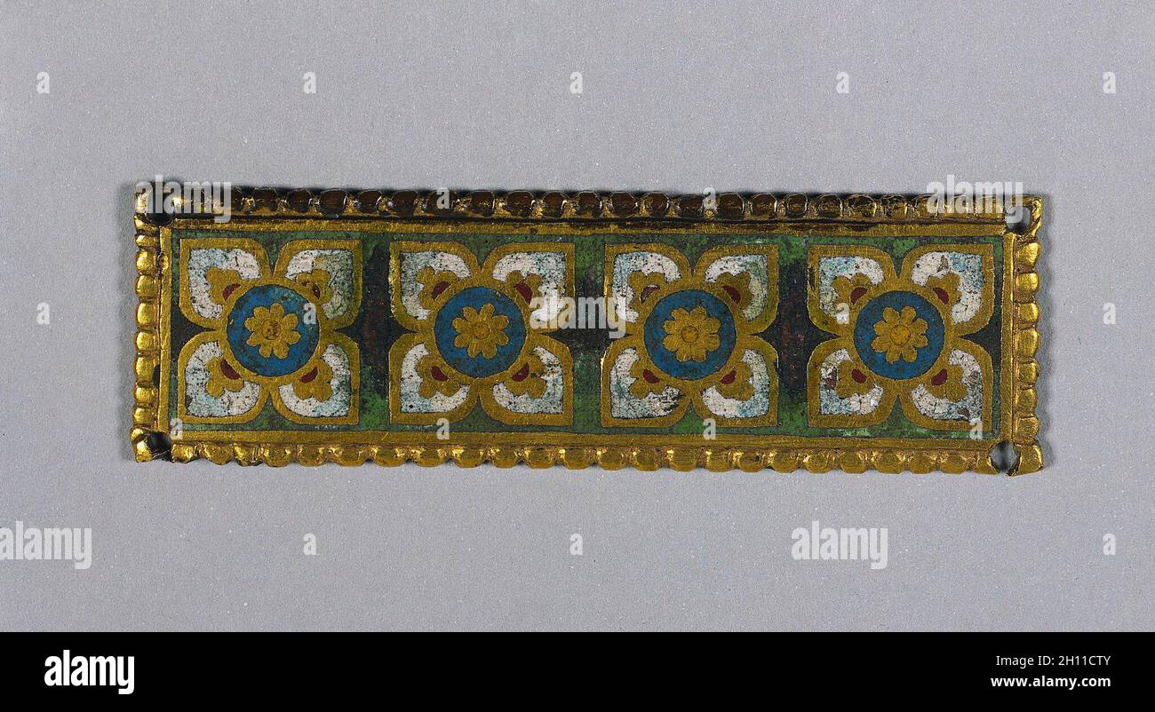 Plaque, probably from a Reliquary Shrine, c. 1200-1250. Mosan, Valley ...