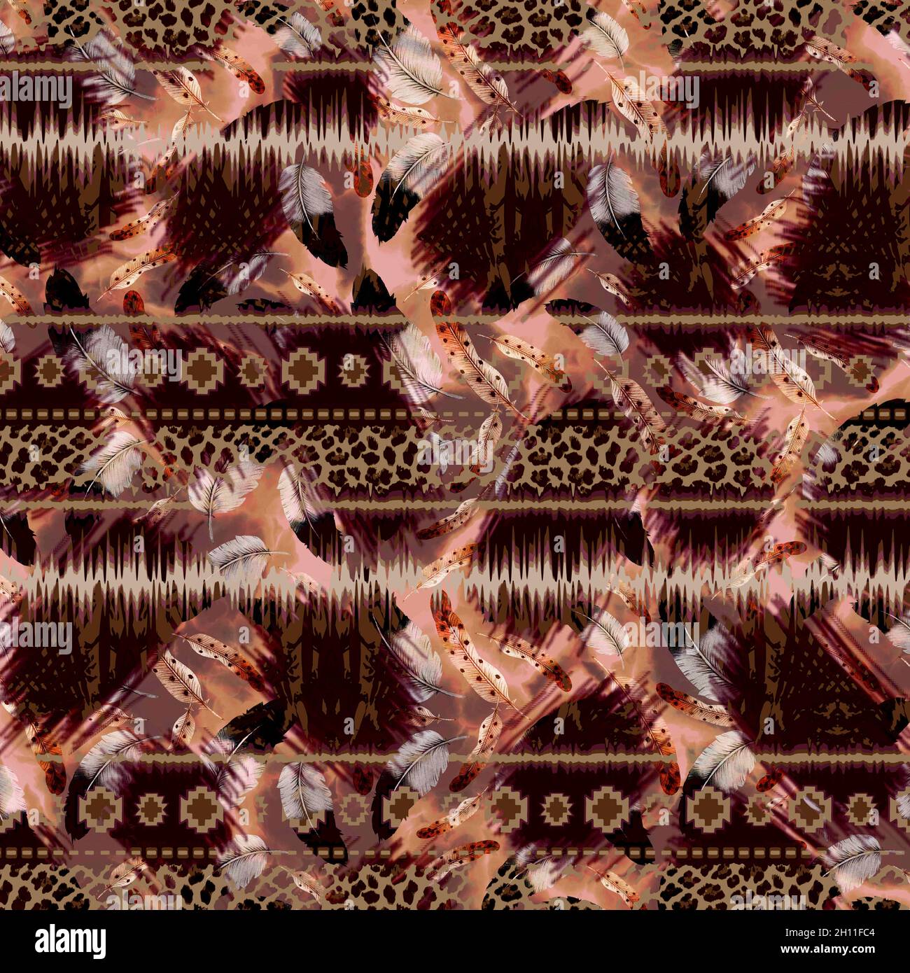 colorful textile print patterns, pillow designs Stock Photo - Alamy