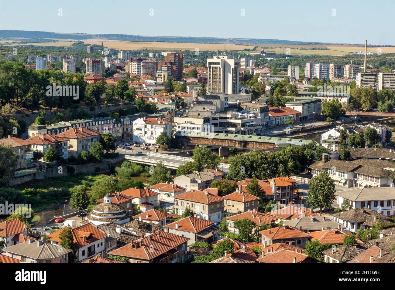 Aerial view from Lovech, Bulgaria Stock Photo - Alamy