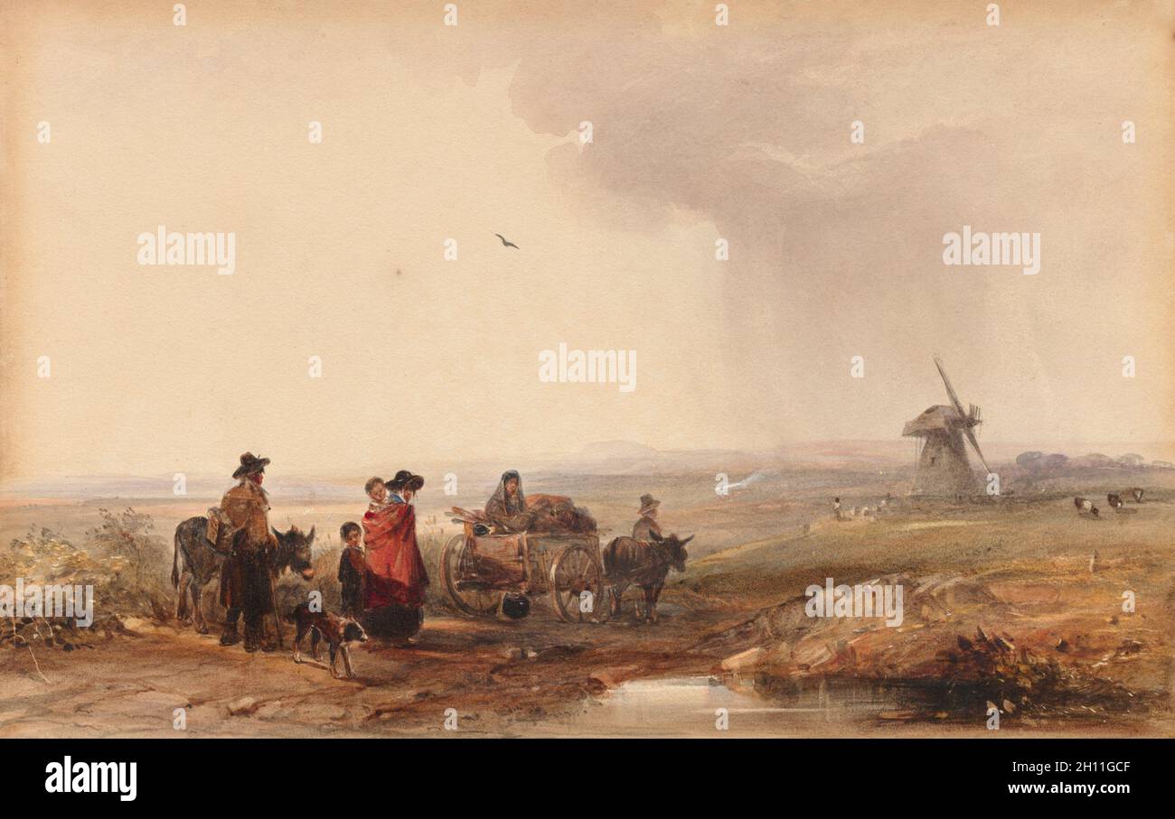 Gypsy Camp, Holland, 1800s. George Bryant Campion (British, 1795-1870 ...