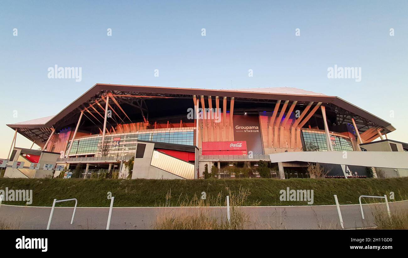 Ol stadium lyon general view hi-res stock photography and images - Alamy