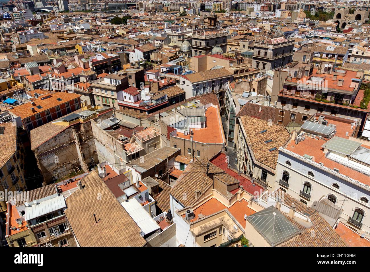 Valencia from above hi-res stock photography and images - Alamy