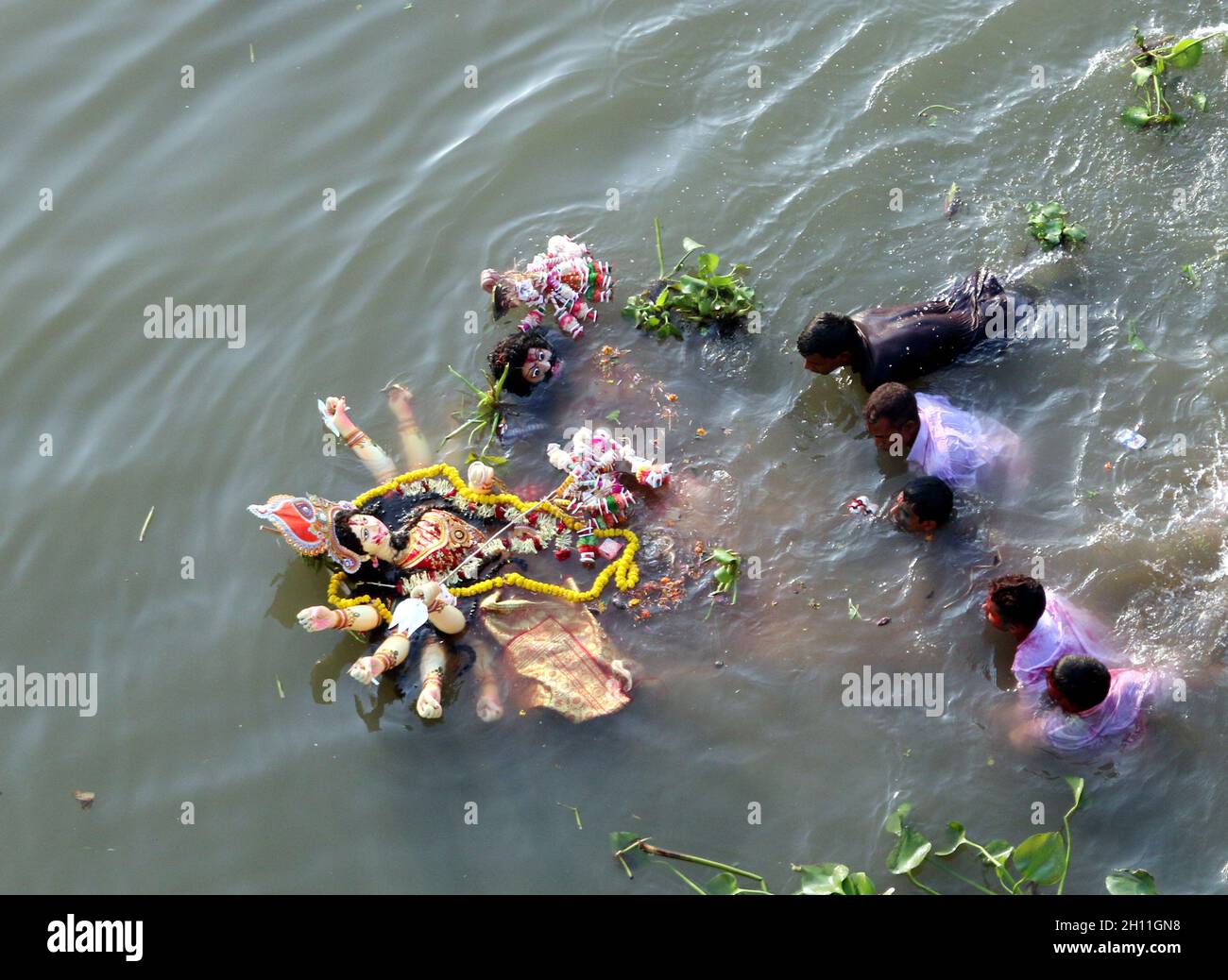 OCTOBER 15,2021,DHAKA,BANGLADESH- The five-day Durga Puja, the biggest ...