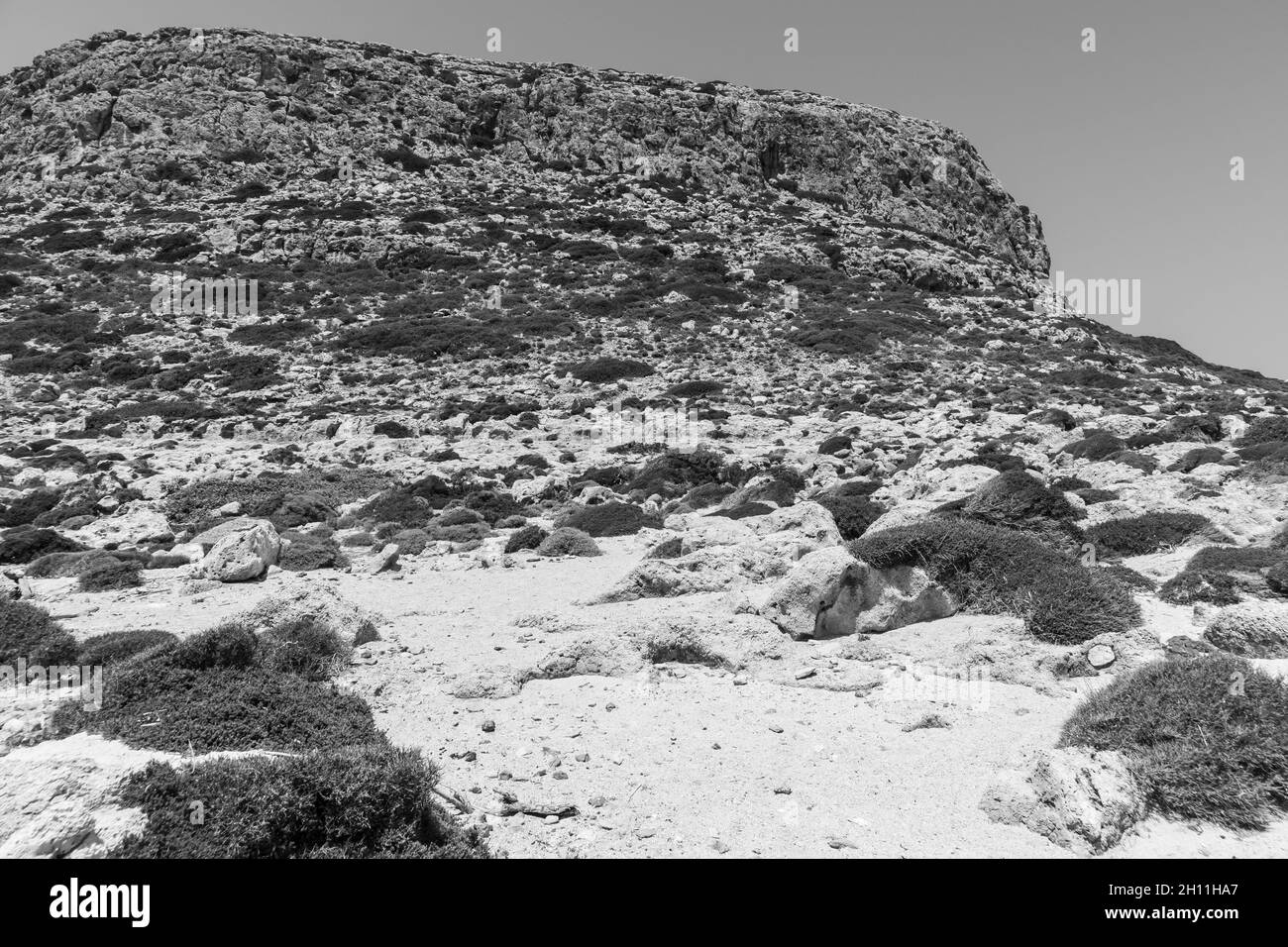 Desert mountain landscape Black and White Stock Photos & Images - Alamy