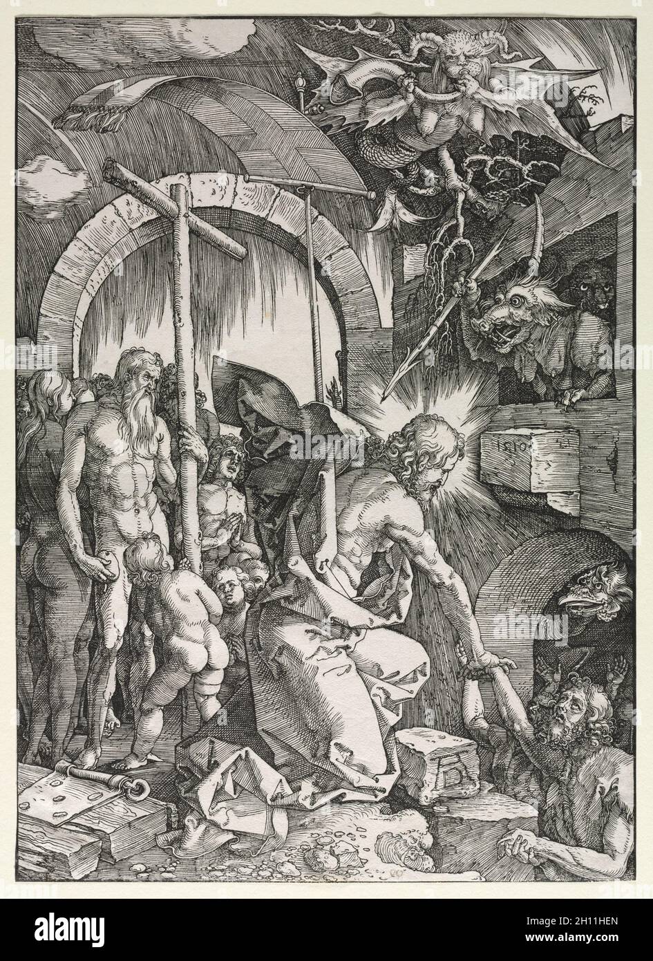 The Large Passion: Christ Descending into Limbo, 1510. Albrecht Dürer ...