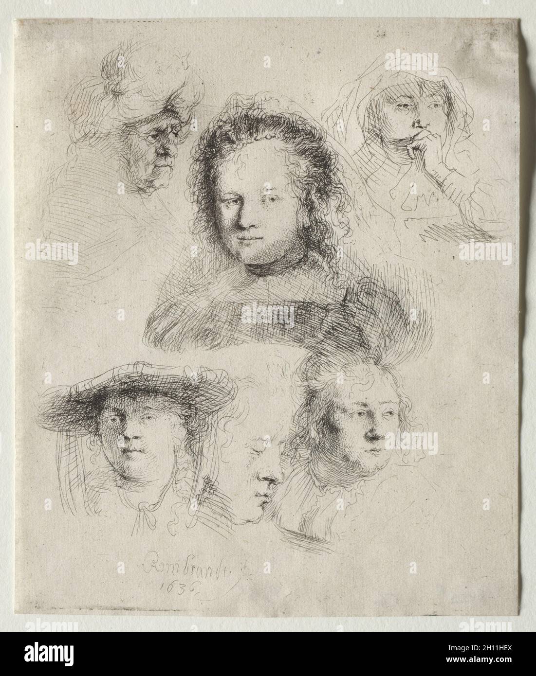 Rembrandt saskia drawing hi-res stock photography and images - Alamy