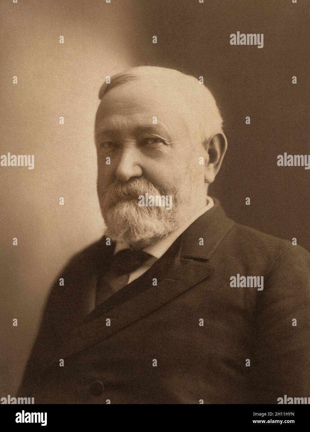 Benjamin Harrison (1833-1901), 23rd U.S. President, 1889-93, Head and ... Benjamin Harrison (1833-1901), 23rd U.S. President, 1889-93, Head and ...