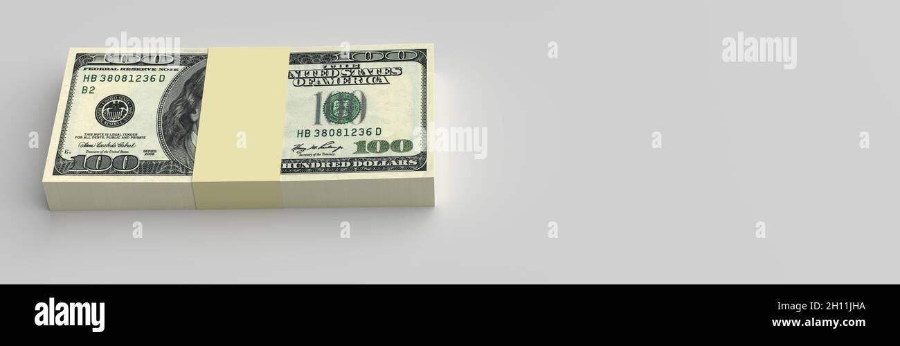 Money american dollars on blank background. Business and finance ...