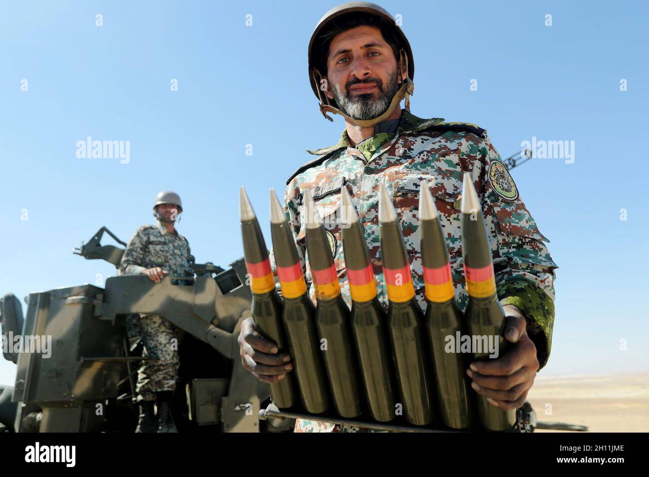 October 13, 2021, Central desert, Tehran, Iran: A handout photo made ...
