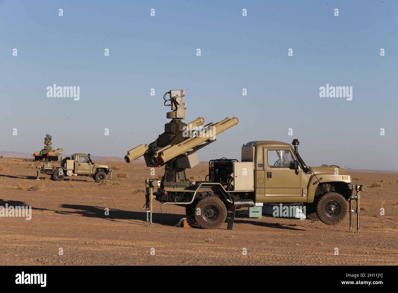 October 13, 2021, Central desert, Tehran, Iran: A handout photo made ...