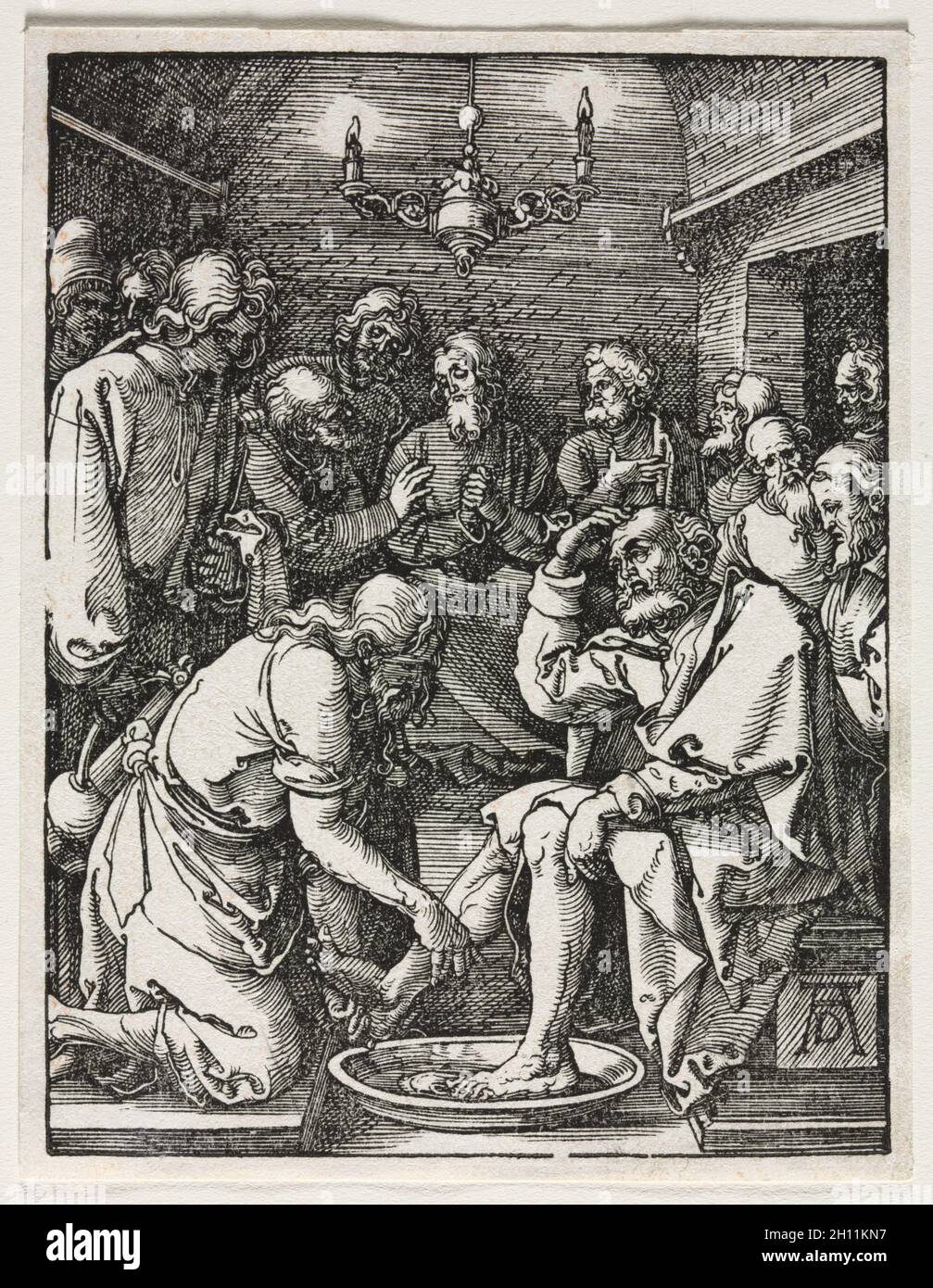 Christ washing peters feet hi-res stock photography and images - Alamy