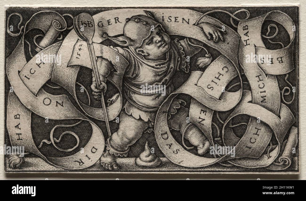 The Little Buffoon, 1542. Hans Sebald Beham (German, 1500-1550 ...