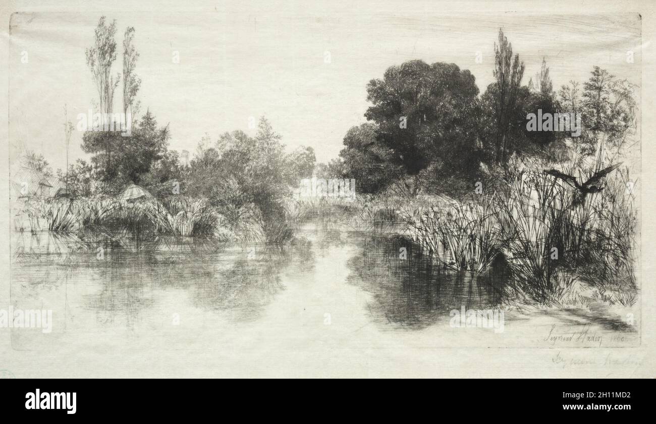 Shere Mill Pond (The Larger Plate), 1860. Francis Seymour Haden ...