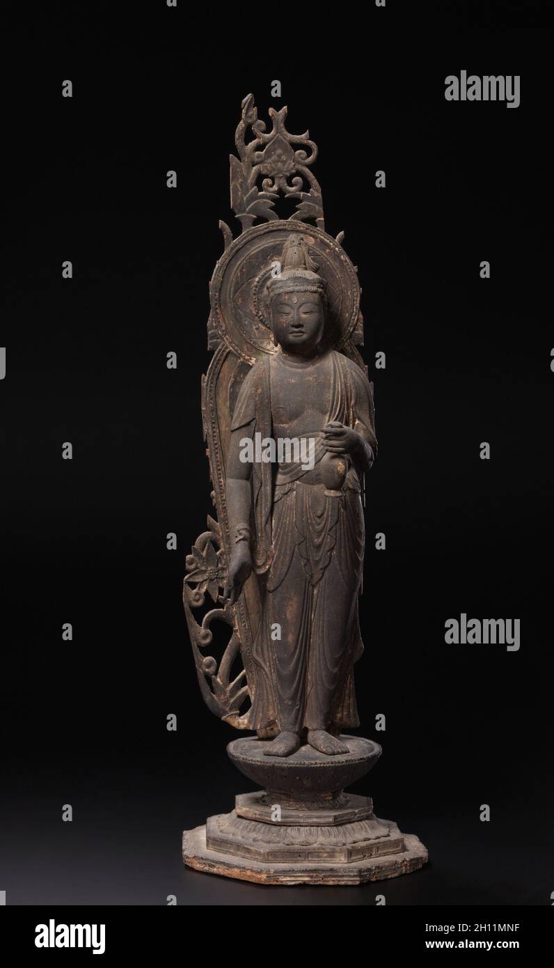 Miroku: Future Buddha, 1100s. Japan, Heian period (794–1185). Wood ...