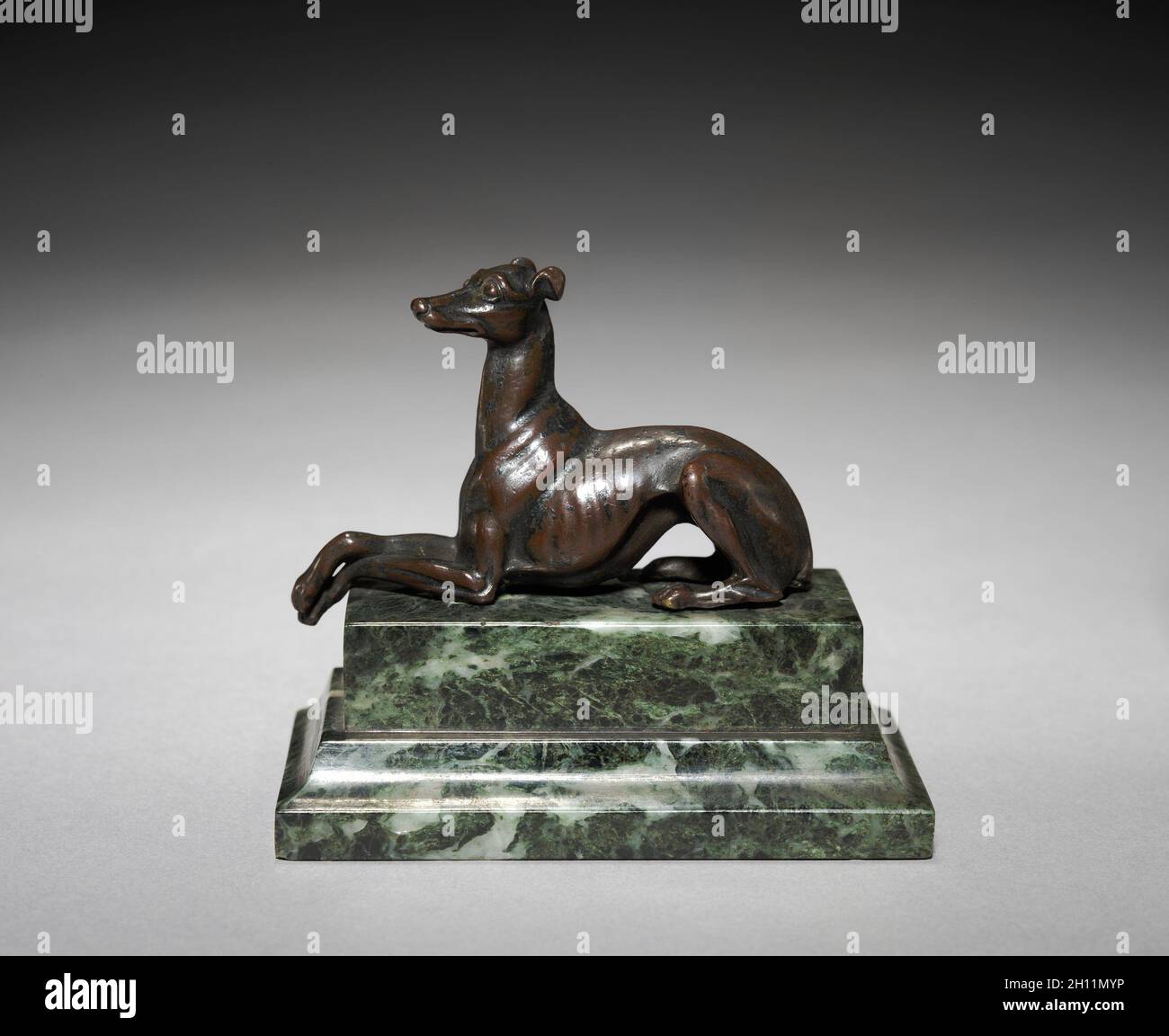 Whippet, c. 1825 - 1879. Pierre Jules Mène (French, 1810-1879). Bronze ...