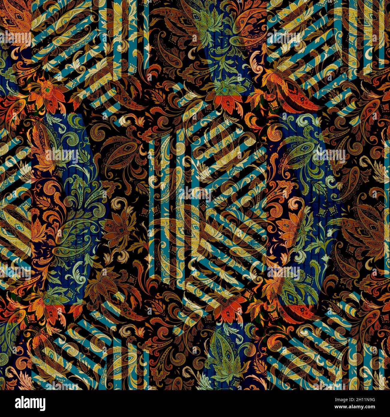 Fashion fabric print patterns, dress designs Stock Photo - Alamy