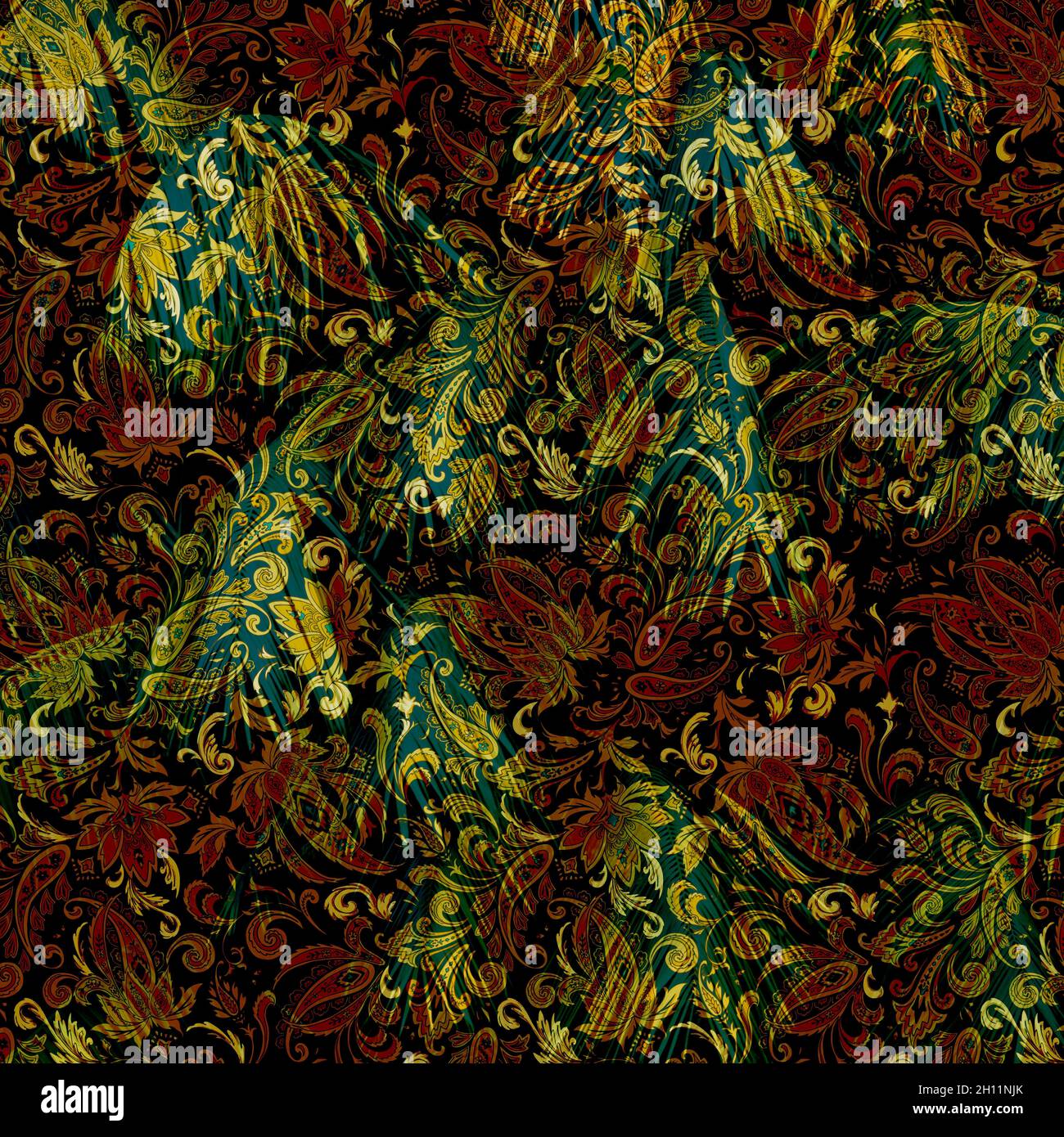 Fashion fabric print patterns, dress designs Stock Photo - Alamy