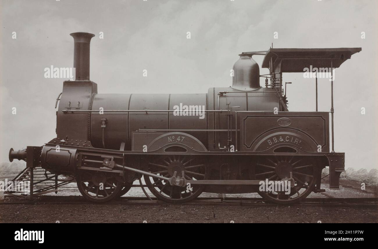 Locomotive, c. 1880s. John Stuart (British, 1831-1907). Albumen print ...