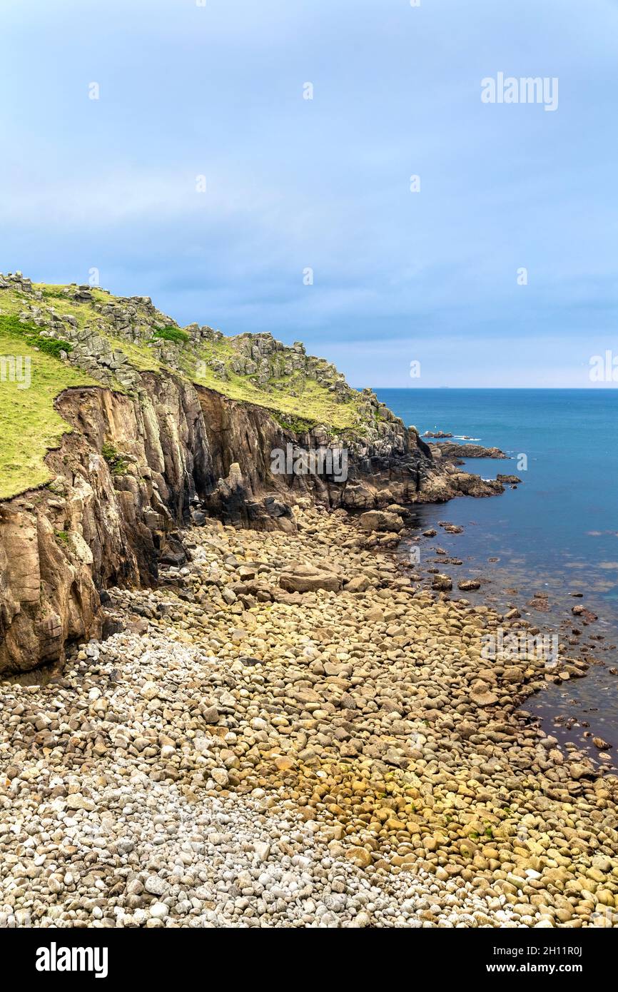 Cliffs at Gwennap Head along the South West Coast Path, Penwith ...