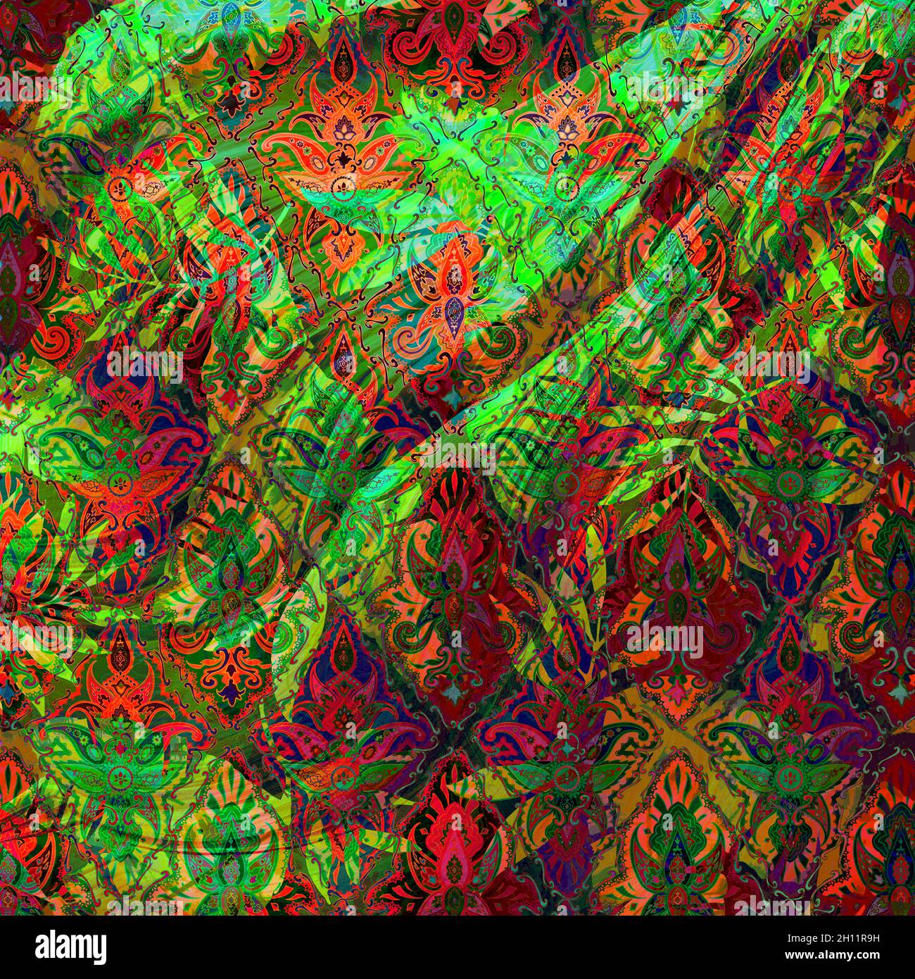 Fashion fabric print patterns, dress designs Stock Photo - Alamy