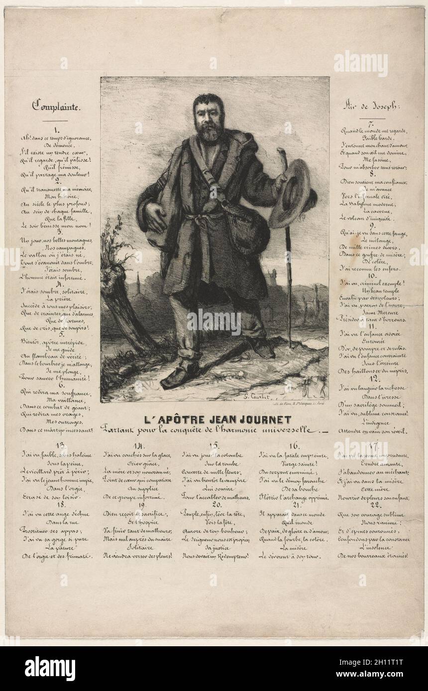 Jean Journet Departing for the Conquest of Universal Harmony, 1850 ...