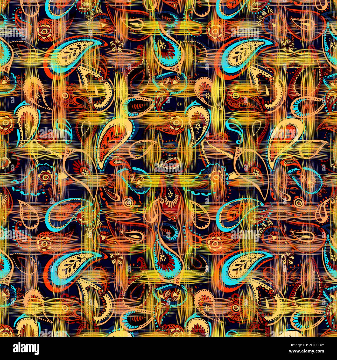 Fashion fabric print patterns, dress designs Stock Photo - Alamy