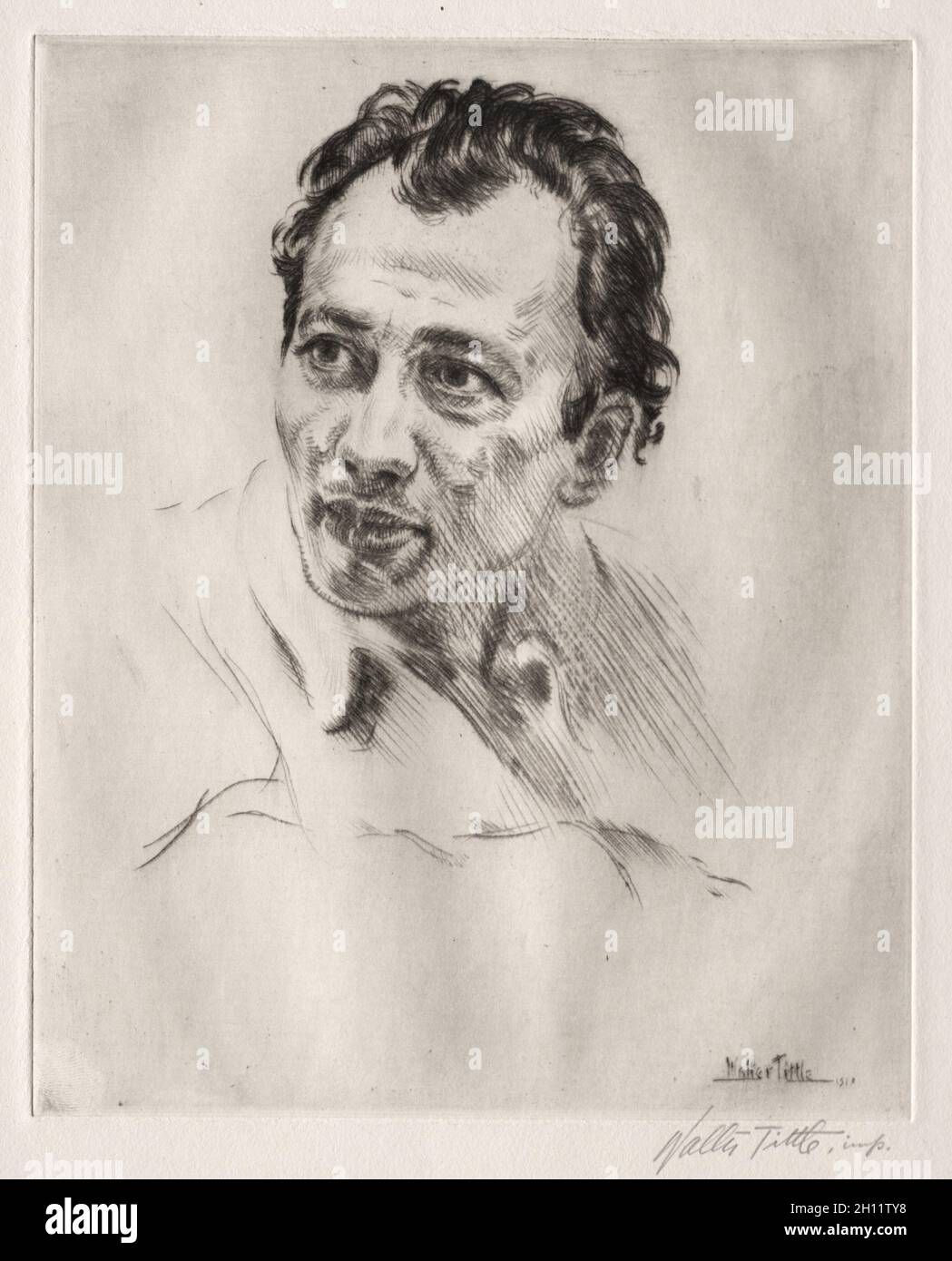 Henri Caro-Delvaille, No. 2, 1910. Walter Tittle (American, 1883-1966 ...