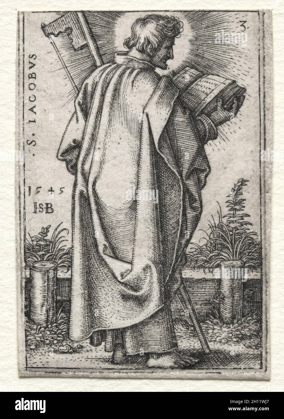 St. James the Less, 1545-1546. Hans Sebald Beham (German, 1500-1550 ...
