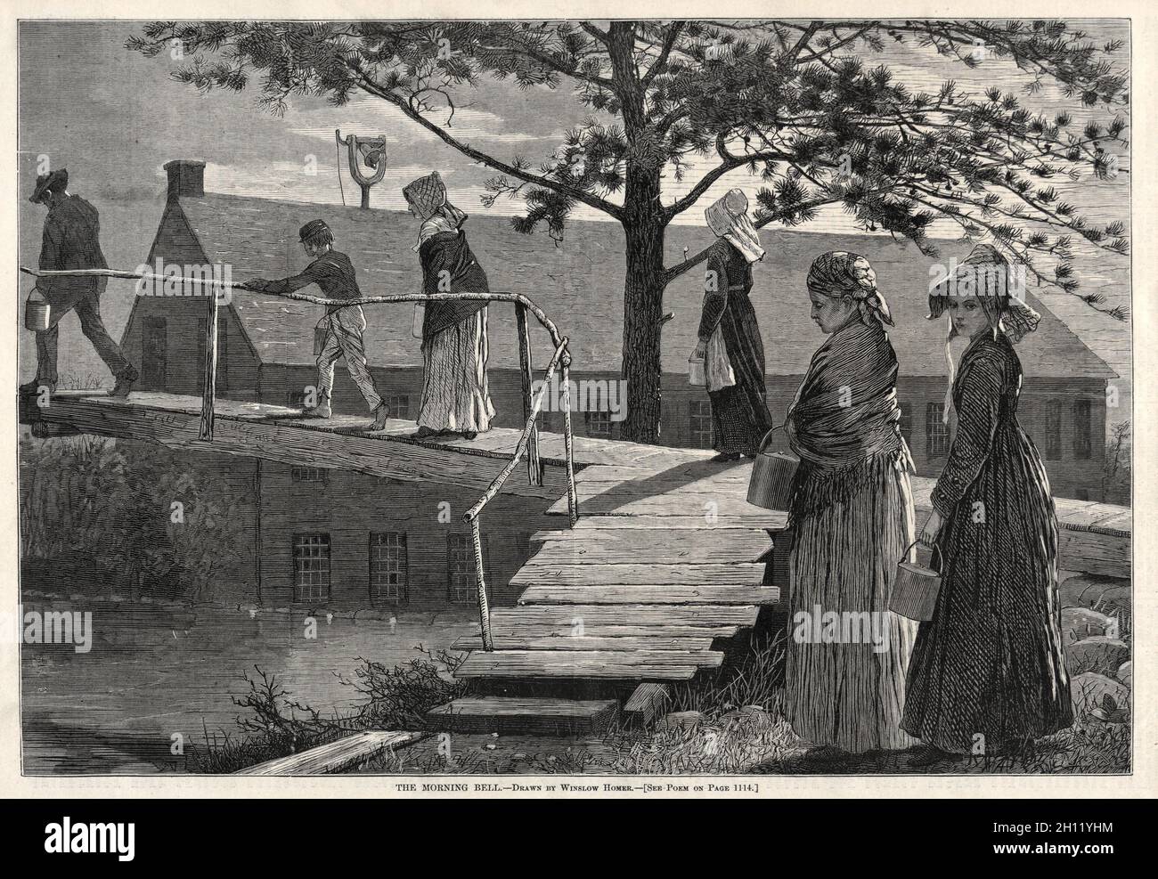 The Morning Bell, 1873. Winslow Homer (American, 1836-1910). Wood ...