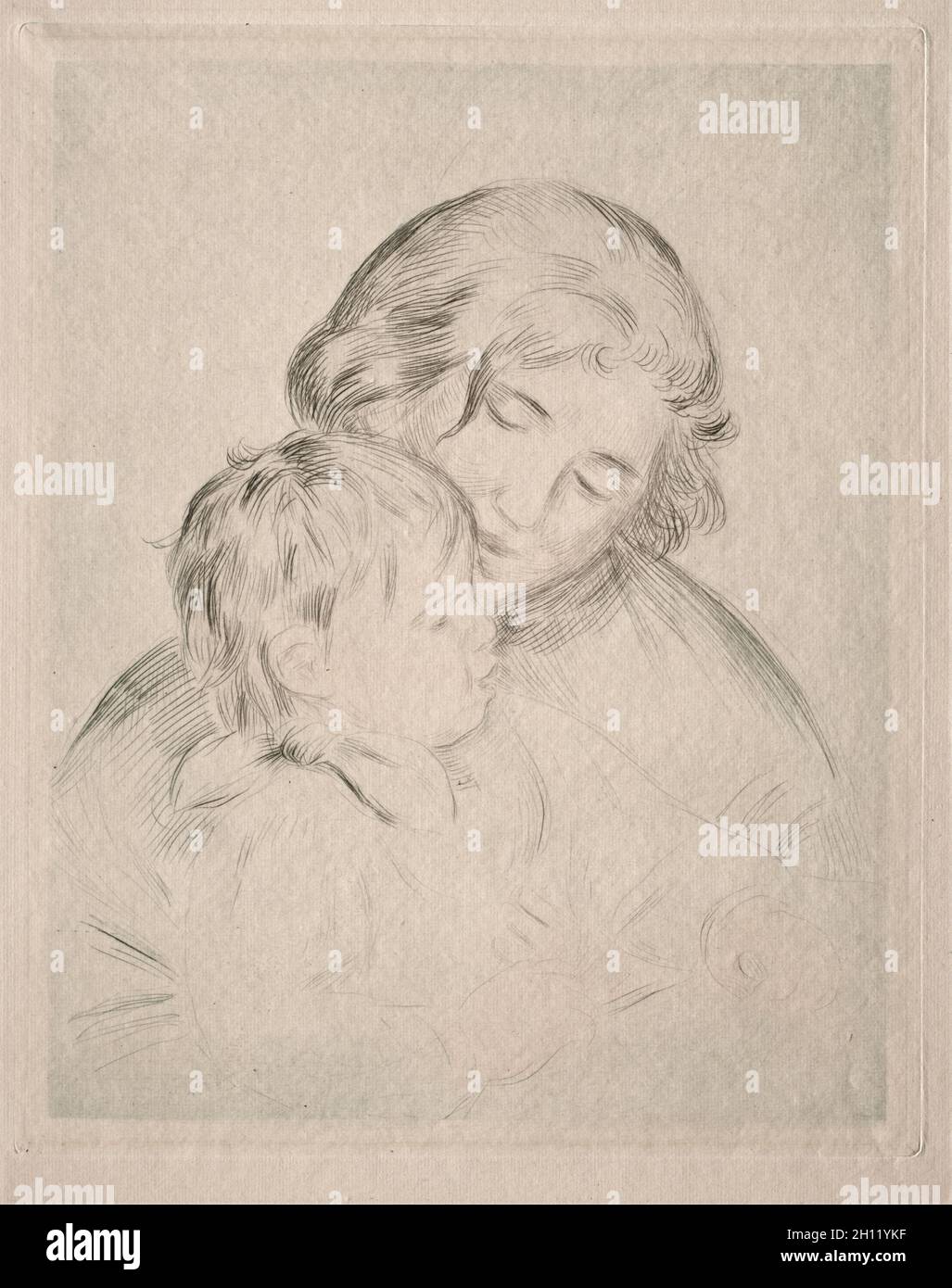 Mother and Child, 1896. Pierre-Auguste Renoir (French, 1841-1919 ...