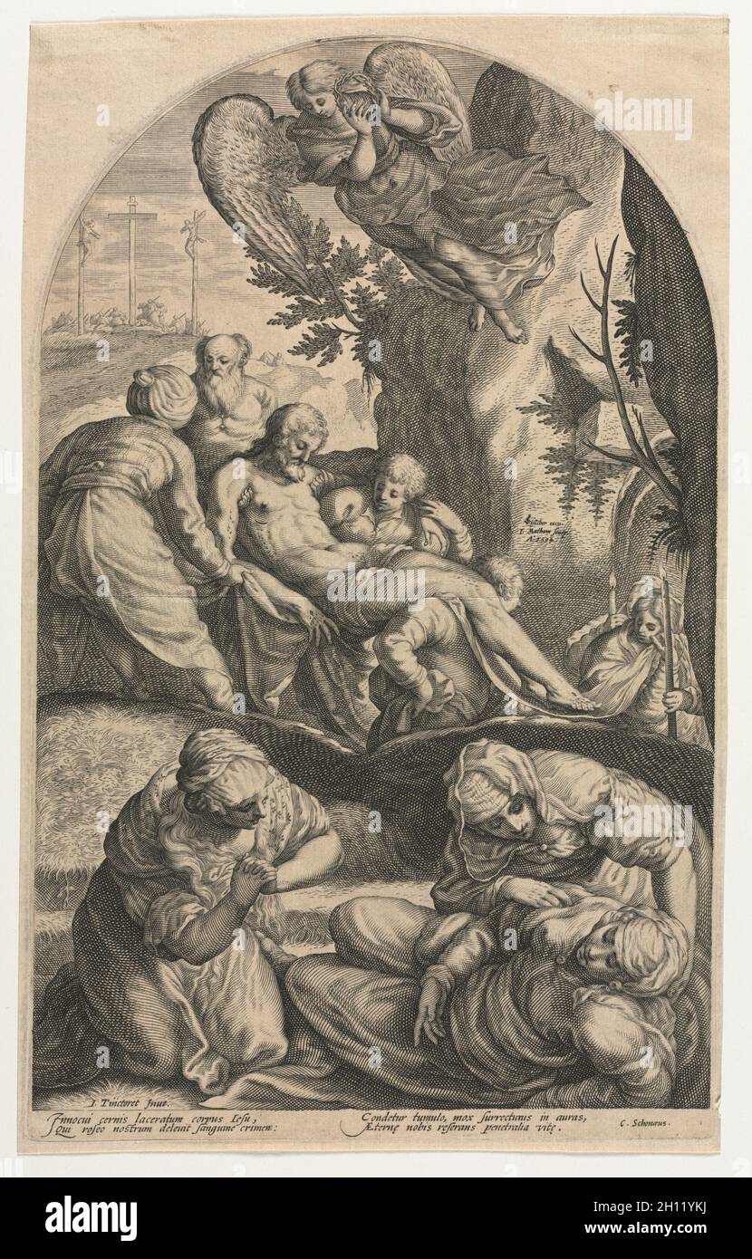 The Disciples of Christ Carrying His Body to the Tomb, 1594. Jacob ...