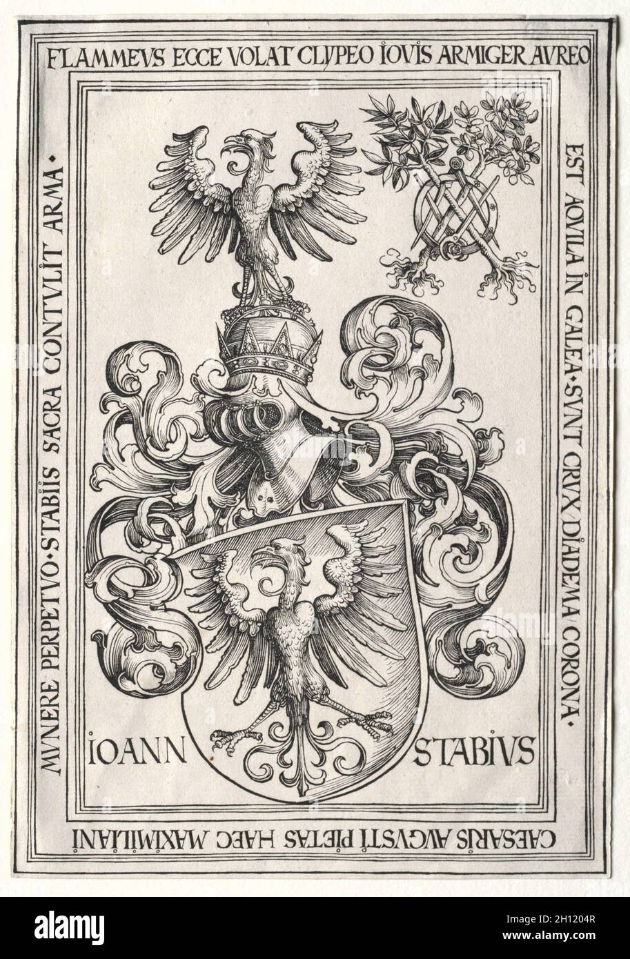 Coat of Arms of Johann Stabius. Wolf Traut (German, c. 1486-1520 ...