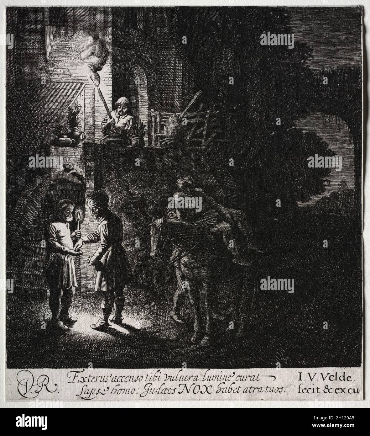 The Good Samaritan Paying the Innkeeper, 1615-41. Jan van de Velde II ...