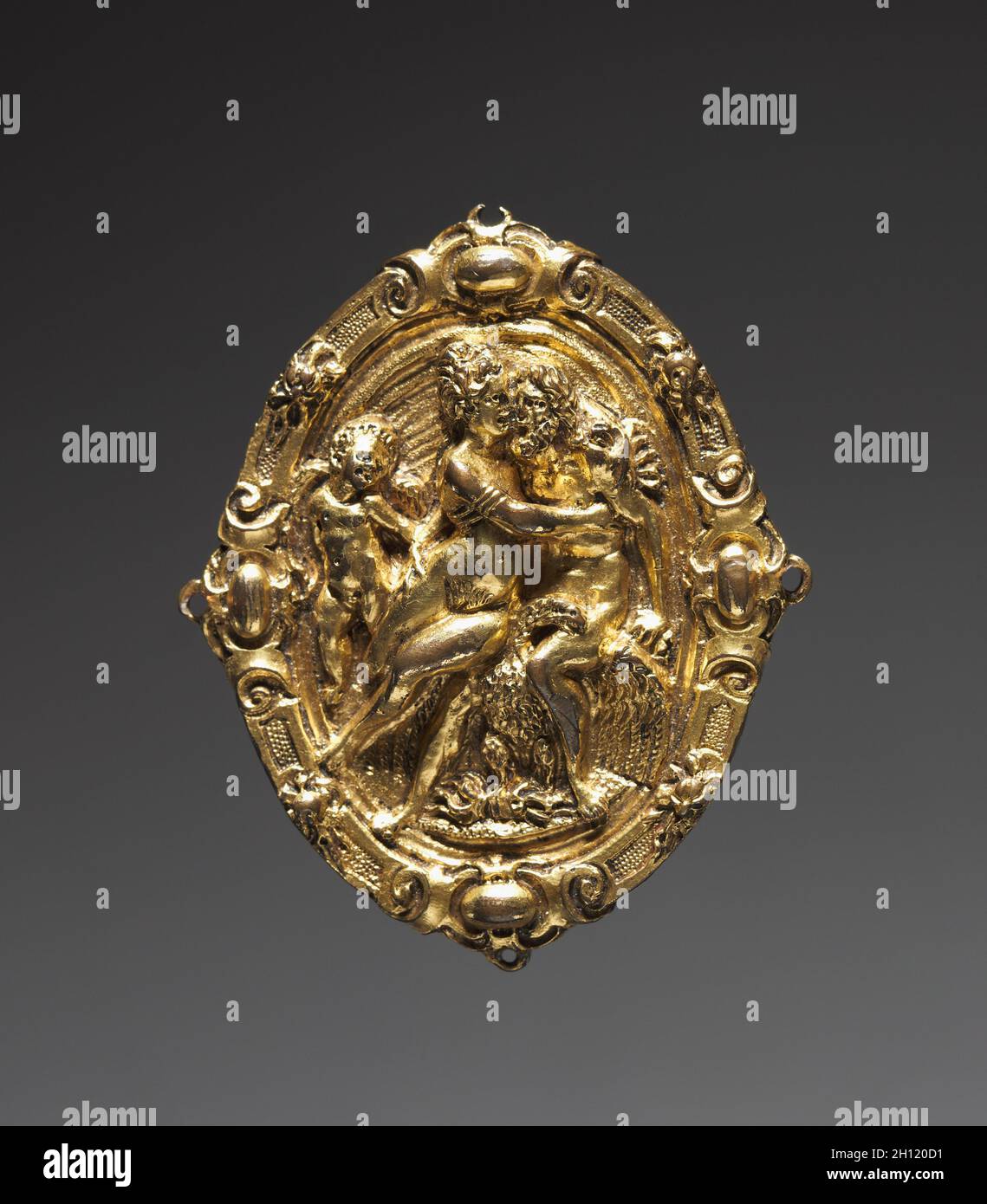 Jupiter and Juno, late 1500s. Germany, late 16th century. Gilt bronze ...