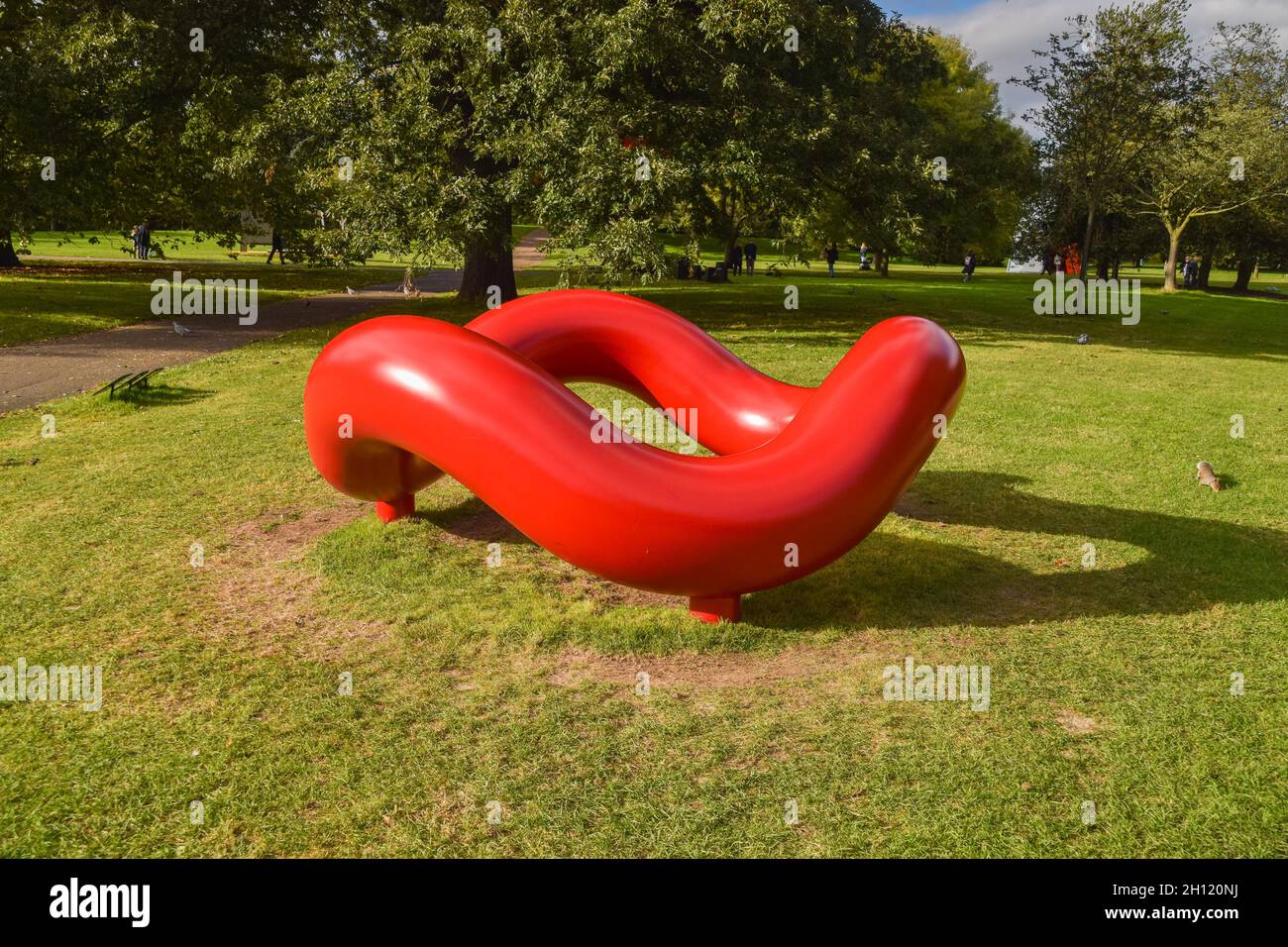 The sculpture 'Play Sculpture' by Isamu Noguchi is seen in Regent's ...
