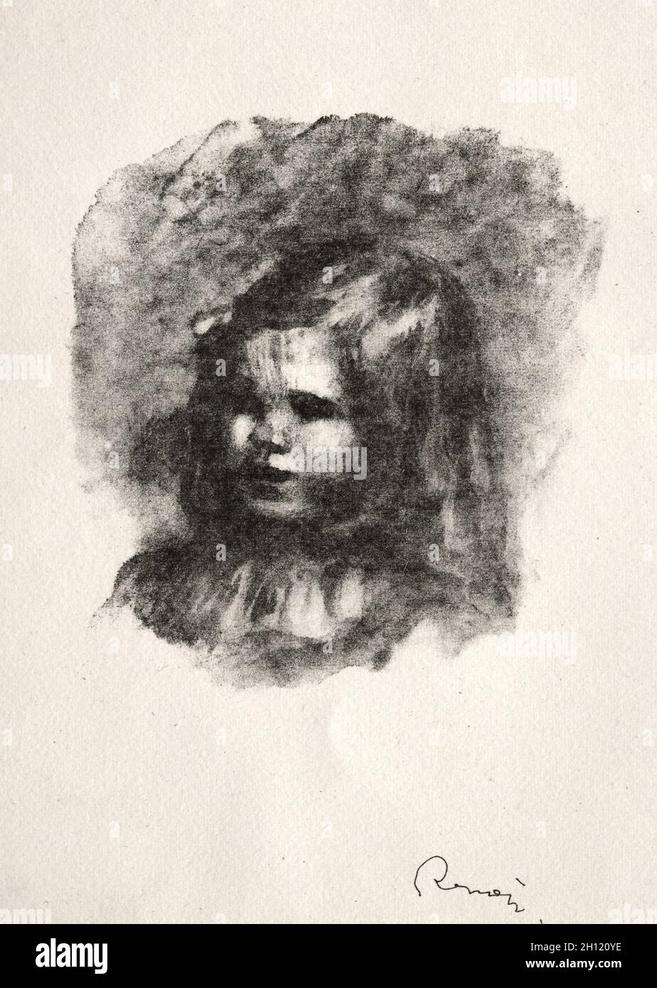 Claude Renoir, Turned to the Left, 1904. Pierre-Auguste Renoir (French ...