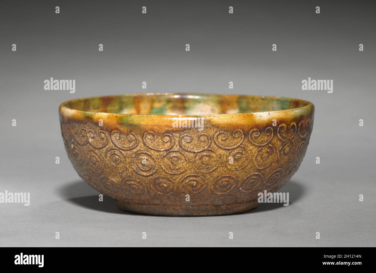 Bowl, 618-906. China, Tang dynasty (618-907). Glazed earthenware; diameter: 10.1 cm (4 in Stock ...