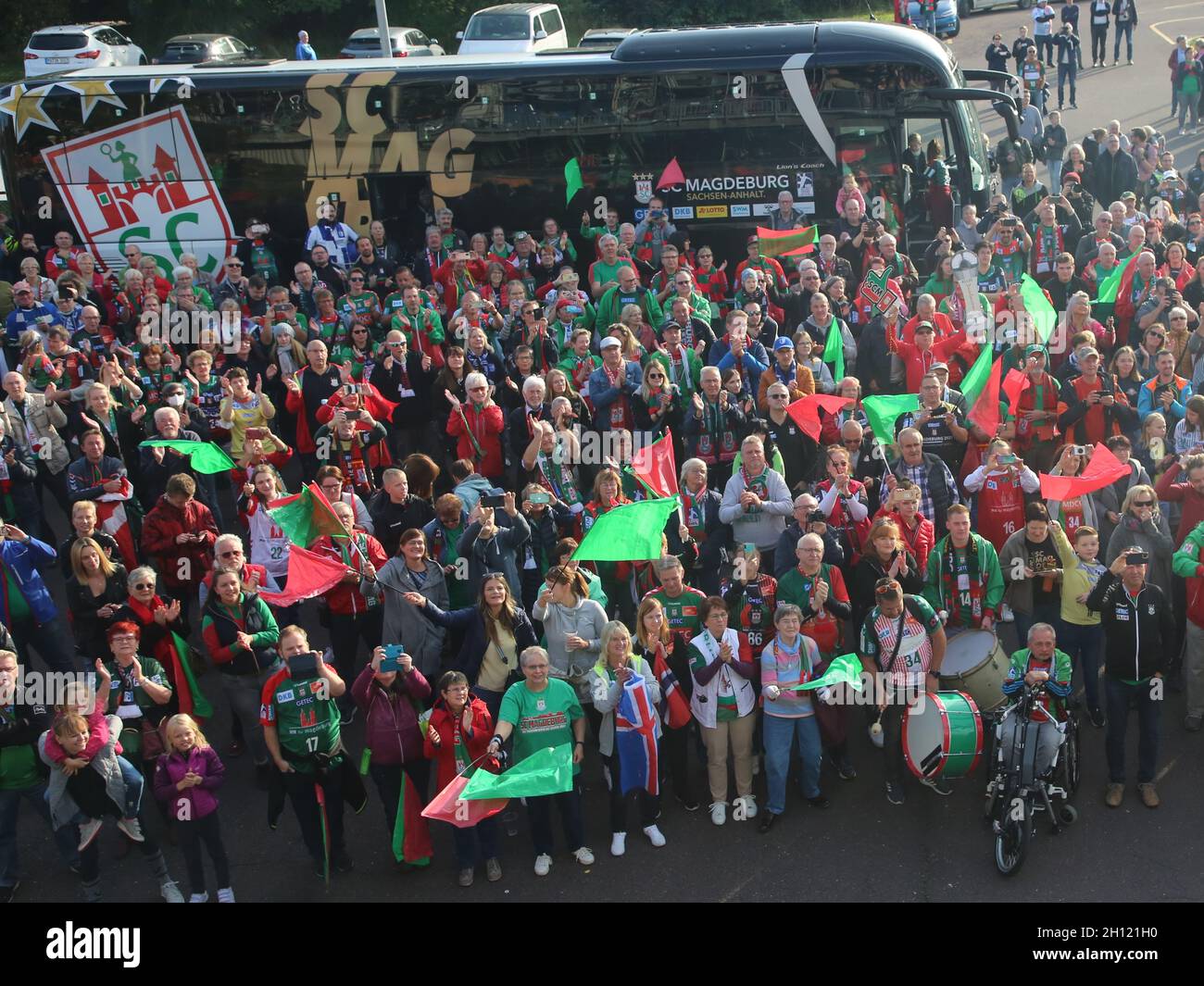 Reception Of The Handball Players Of SC Magdeburg After Winning The IHF Super Globe Club World ...