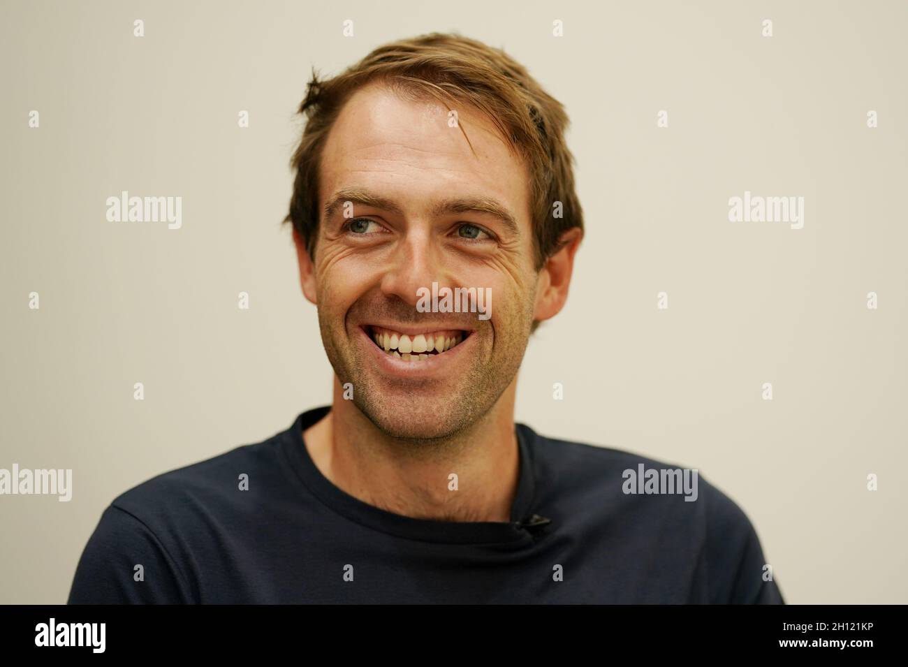 Alex Dowsett at a photocall at the Silverstone Sports Engineering Hub ...
