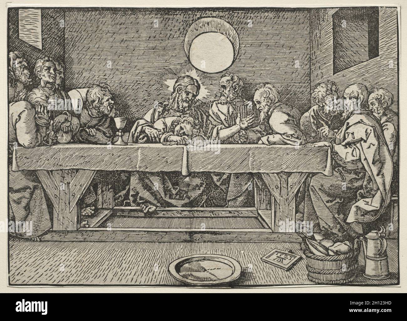The Last Supper, 1523. Albrecht Dürer (German, 1471-1528). Woodcut ...