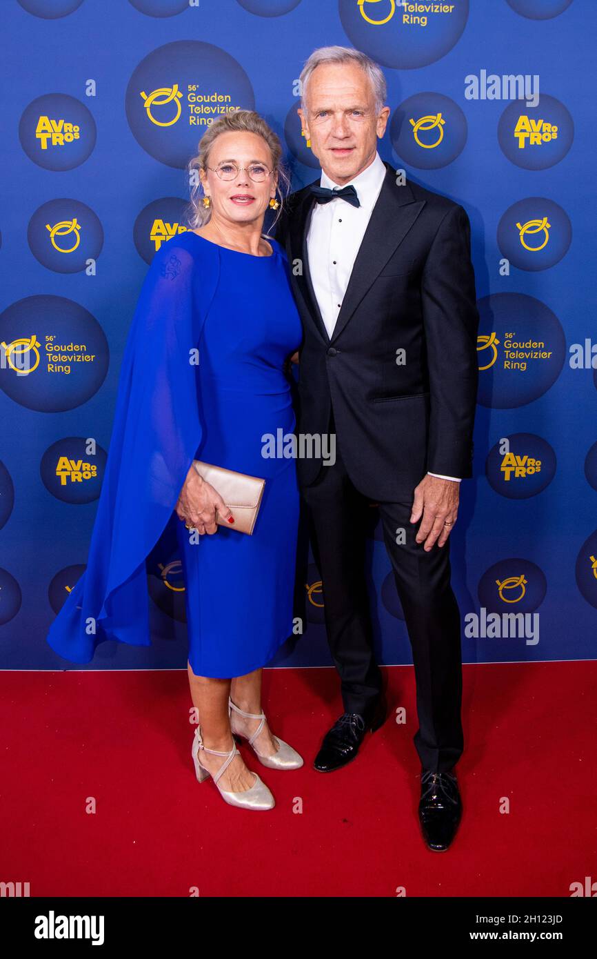 Jaap Jongbloed with partner attending the 56th Televizier-Ring Gala at ...